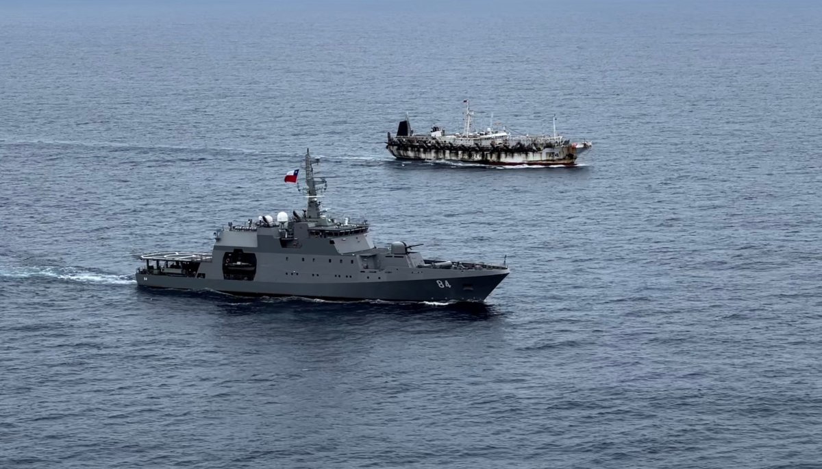 Armada de Chile fiscalizó 140 buques pesqueros y 32 naves mercantes en ...